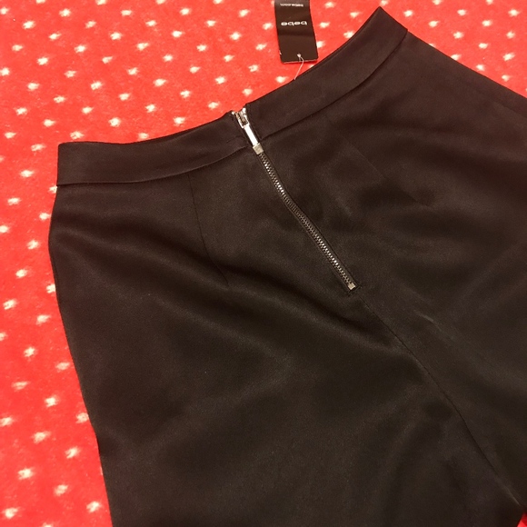 bebe | Pants & Jumpsuits | Bebe Classy Cropped Wide Leg Satin Pants ...